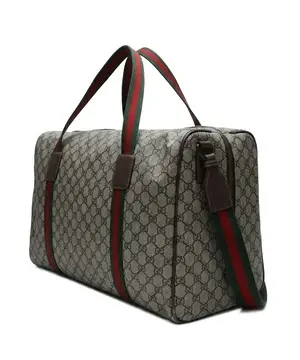 Gucci Webbing-style Travel Bag - Black