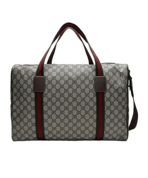 Gucci Travel Bag With Web Detail - Black