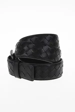 Bottega Veneta Intrecciato Leather Belt