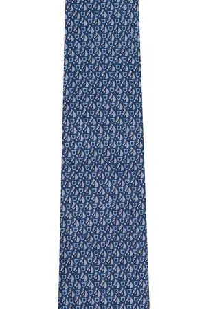 FERRAGAMO Logo Pattern Neck Tie