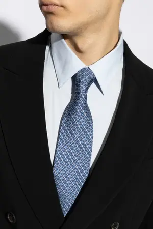 FERRAGAMO Logo Pattern Neck Tie