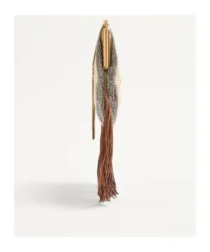 Valentino Garavani Embroidered Tassel Shoulder Bag