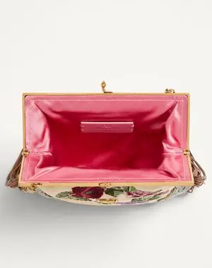 Valentino Garavani Embroidered Tassel Shoulder Bag