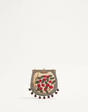 Valentino Garavani Embroidered Floral Handbag