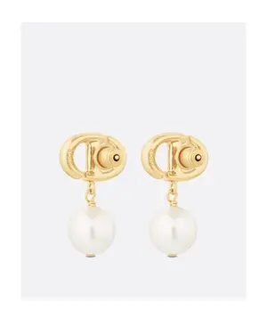 Dior Cd Navy Earrings