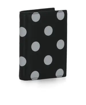 Comme Des Garçons Leather Double Fold Wallet