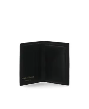 Comme Des Garçons Leather Double Fold Wallet