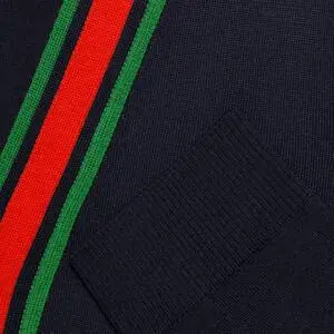 Gucci Wool Knitted Cardigan With Classic Stripes