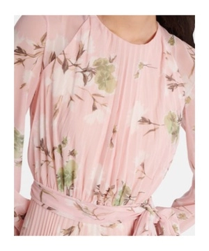 Erdem Floral Pleated Voile Gown
