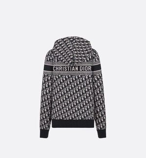 Dior Reversible Zipped Cardigan With Hood