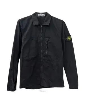 Stone Island Logo-patch Shirt Jacket