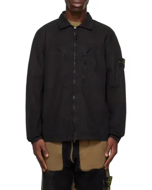 Stone Island Logo-patch Shirt Jacket