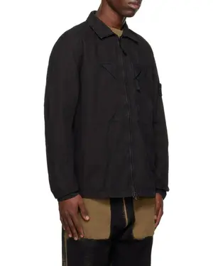 Stone Island Logo-patch Shirt Jacket
