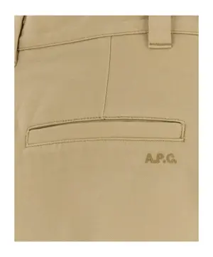 A.p.c. Straight Hem Pleated Shorts