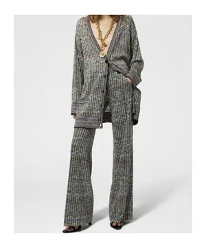 Missoni Zigzag-knit Sequin-embellished Trousers