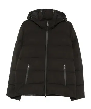 Paul & Shark Hooded Padded Jacket - Black