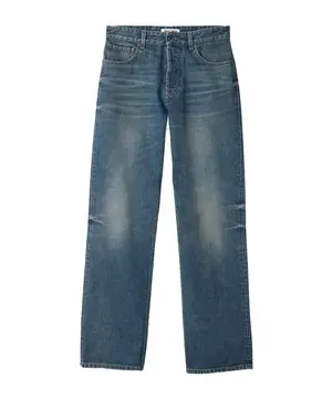 Miu Miu Low-rise Five-pocket Jeans - Navy Blue
