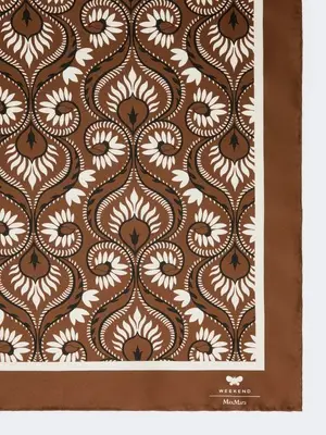 Max Mara Wkaonesto Patterned Scarf