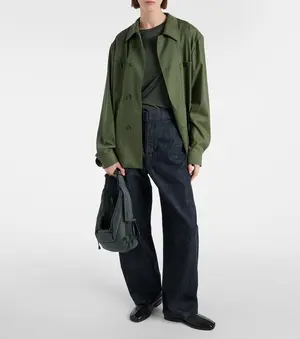 LEMAIRE High-rise Barrel-leg Jeans