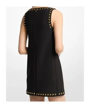 Michael Kors Studded V-neck Dress