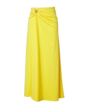 Christopher Esber Orbit Gathered Maxi Skirt - Yellow