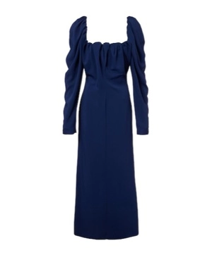 VIVIENNE WESTWOOD Gathered Crepe De Chine Gown