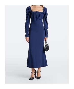 VIVIENNE WESTWOOD Gathered Crepe De Chine Gown