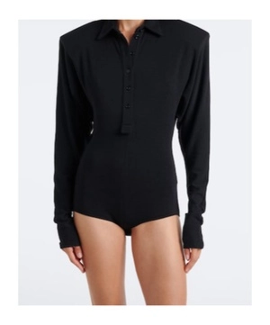 MUGLER Wool-blend Polo Sweater
