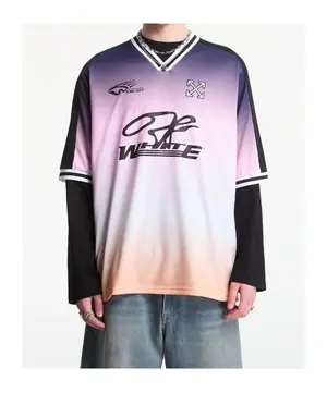 Off-White Degradé-effect Soccer T-shirt