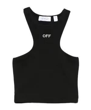 Off-White Crew-neck Tank Top - No