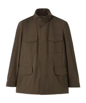 Loro Piana Stand-collar Casual Jacket - Green