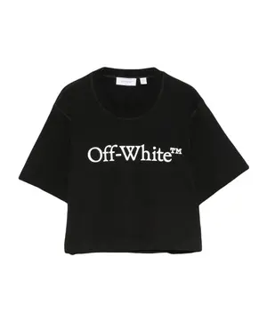 Off-White Crew Neck T-shirt - No