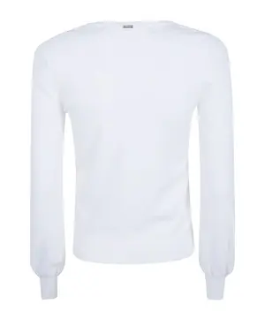 TWINSET Crocheted Details Fitted Jumper