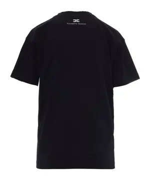 Elisabetta Franchi Lightweight Jersey T-shirt With Print
