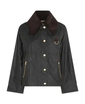Barbour Logo-embroidered Oversized Jacket