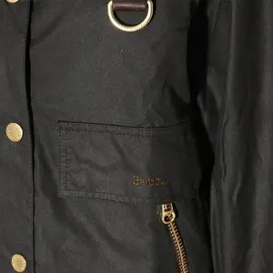Barbour Logo-embroidered Oversized Jacket