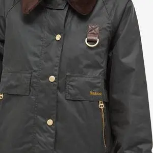 Barbour Logo-embroidered Oversized Jacket