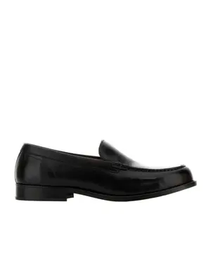 A.p.c. Logo Embossed Loafers - Black