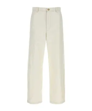 A.p.c. Button Detailed Straight Leg Pants - White