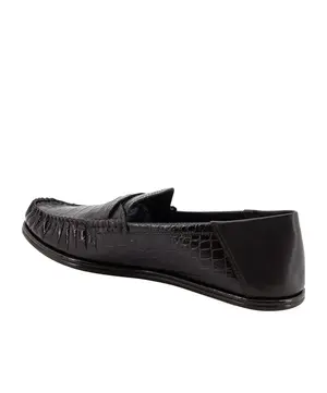 TOM FORD Slip-on Flat Loafers - Black