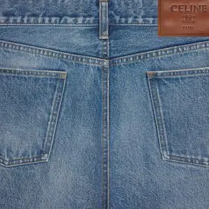 Celine Shorts 003 In Cotton Denim