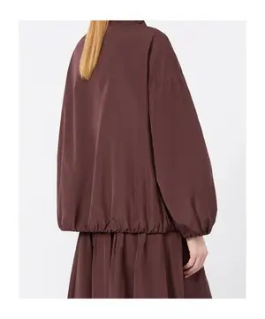 Max Mara Drawstring Ruffled Jacket