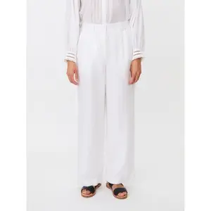 MASAI COPENHAGEN Mapriselle Wide-leg Linen Trousers - White