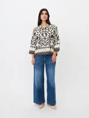 MASAI COPENHAGEN Maisolde Garden Collared Relaxed Shirt