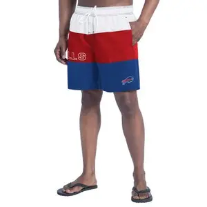 G-III SPORTS BY CARL BANKS Red Buffalo Bills Sunrise Volley Swim Shorts - Royal