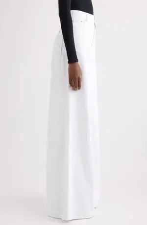 Alaïa Denim Palazzo Pants