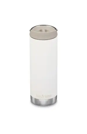 KLEAN KANTEEN Tkwide Insulated Coffee Tumbler With Cafe Capstainless Steel Water Bottle & Thermal Tumbler16 Oz - Tofu