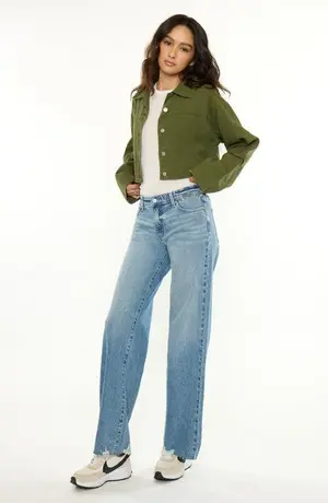 KANCAN Frankie Low Slung Baggy Wide Jeans