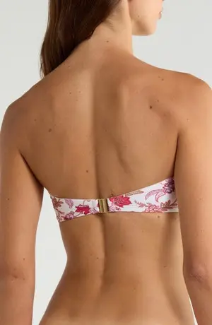 Seafolly Printed Bandeau Swim Top