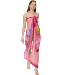 GOTTEX Floral Rhythm Pareo - Pink-multi